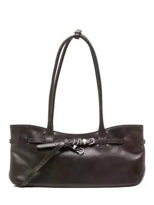 MARGESHERWOOD Leather Shoulder Bag - Brown