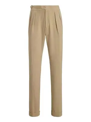 Ralph Lauren Purple Label Double-pleated Trousers - Neutrals