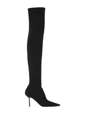 LE SILLA Bella Leather Over-the-knee Boots - Black