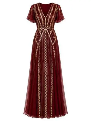 TEMPERLEY LONDON Viola Gown - Red