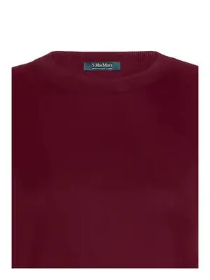 Max Mara Short-sleeve Crew-neck Sweater - Red