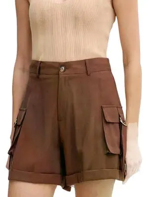 GAUDI Cargo Turn-up Shorts - Brown