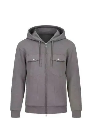 Armani Exchange Zip-fastening Hoodie - Grey