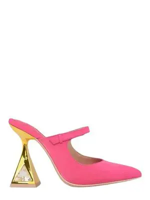 KAT MACONIE Crystal-embellished Pointed-toe Mules - Black