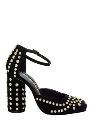KAT MACONIE Stud Embellished Pumps - Black