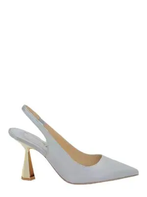 KAT MACONIE Pointed-toe Slingback Pumps - Grey