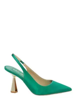 KAT MACONIE Diana Pointed-toe Slingback Pumps - Green