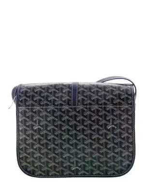 Goyard Belvedere Ii Messenger Bag Coated Canvas Mm - Blue