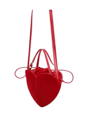 ROTATE BY BIRGER CHRISTENSEN The Heart Bag Velvet Red