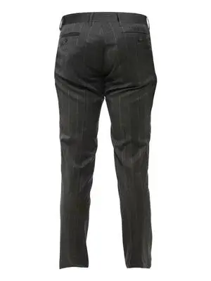 Corneliani Pinstripe Tailored Trousers - Grey