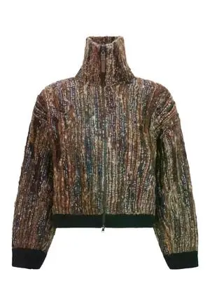 Brunello Cucinelli Sequin Embellished Cardigan - Brown