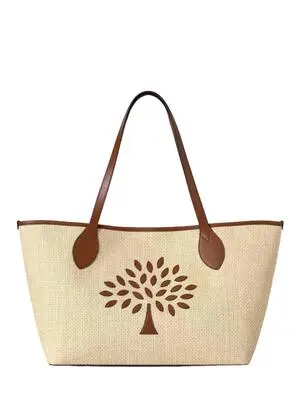 Mulberry Woven Tote Bag - Neutrals