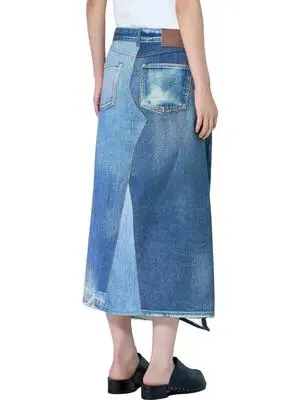 Our Legacy Denim Midi Skirt - Blue