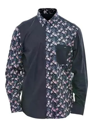 EDEN PARK Floral-print Shirt - Blue
