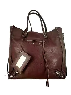 Balenciaga Papier A4 Zip-around Tote Bag - Red