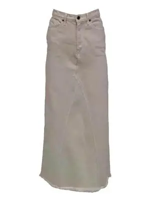 KHAITE KHAITE Raw Edge Trim Maxi Skirt
