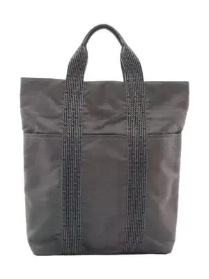 Hermès 20th Century Canvas Herline Cabas Tote Bag - Grey