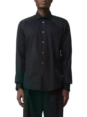 Brian Dales Stretch-cotton Shirt - Black