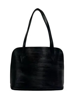 LOUIS VUITTON 1998 Epi Lussac Shoulder Bag - Black