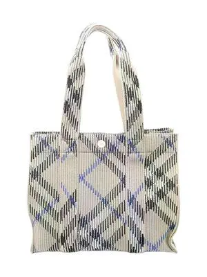 Burberry 2023-2026 Wool Tote Bag - Grey
