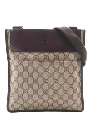 Gucci Gg Supreme Crossbody Bag - Neutrals