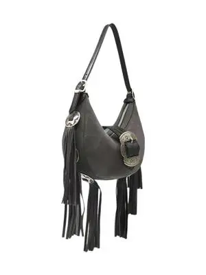HTC LOS ANGELES Sheryl Fringe-detail Shoulder Bag - Grey