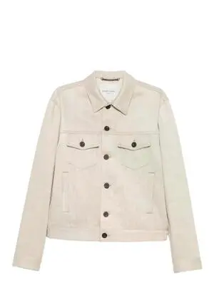 Jacob Cohen Twill Trucker Jacket - Neutrals