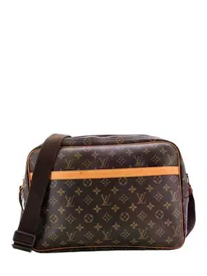 LOUIS VUITTON Monogram Canvas Reporter Gm Crossbody Bag - Brown