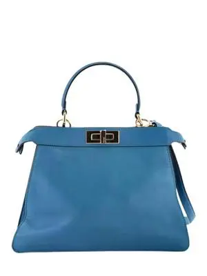 FENDI Peekaboo Iseeu Bag Leather Medium Satchel
