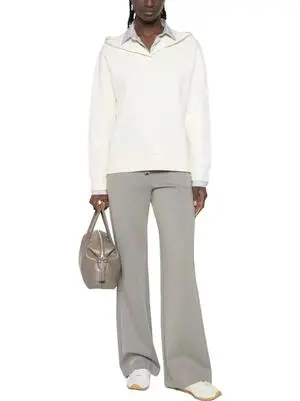 Max Mara Hooded Long-sleeve Hoodie - Neutrals