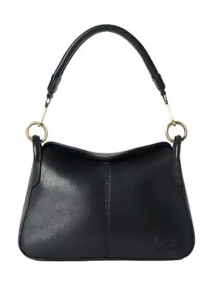 OSPREY The Oxford Pebbled Leather Shoulder Bag - Black