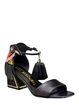 KAT MACONIE Embellished Sandals - Black