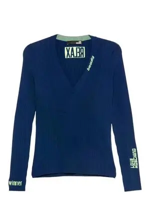 Moschino V-neck Sweater - Blue