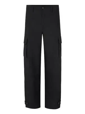 Marni Buttoned-cuff Cargo Pants - Black