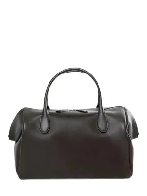THE ROW Faye Leather Tote Bag - Brown