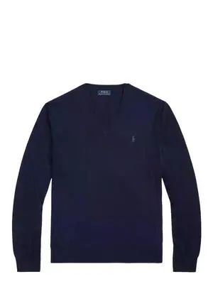 Polo Ralph Lauren Logo-embroidered Sweater - Blue