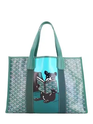 Goyard Goyard Villette Printed Coated Canvas MM Tote Bag Green