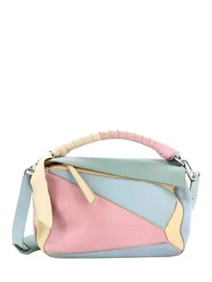 Loewe Leather Puzzle Shoulder Bag - Multicolour