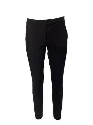 JOSEPH Slim Fit Belted Trousers - Black