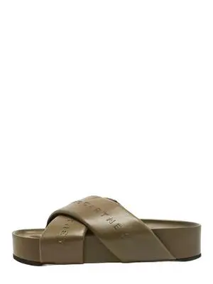 Stella McCartney Logo Platform Sandals - Green