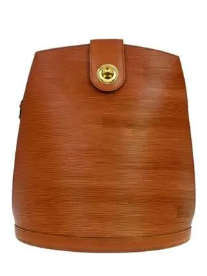 LOUIS VUITTON 1996 Cluny Epi Bucket Bag - Brown
