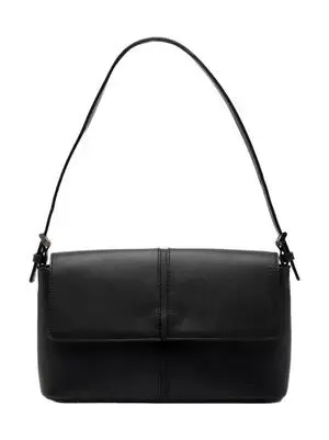 Burberry 2000-2017 Leather Shoulder Bag - Black