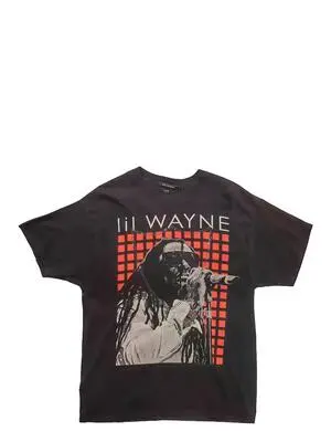 HTC LOS ANGELES Lil Wayne Mic Graphic-print T-shirt - Black