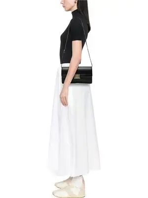 Gucci 2016-2026 Calfskin Linea Matisse Interlocking G Crossbody Bag - Black