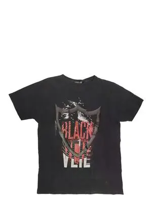 HTC LOS ANGELES Graphic Print Cotton T-shirt - Black