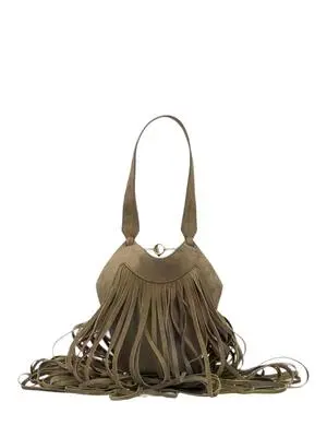 Khaite Nano Lotus Tote Bag - Brown