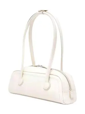 MARGESHERWOOD Embossed-logo Leather Tote Bag - Neutrals