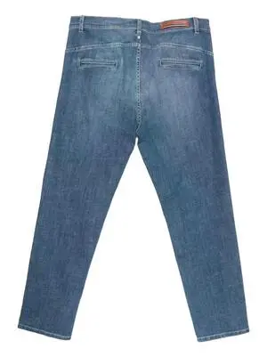Lorena Antoniazzi Faded-effect Denim Jeans - Blue