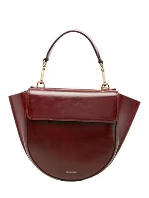 WANDLER Mini Hortensia Leather Tote Bag - Red