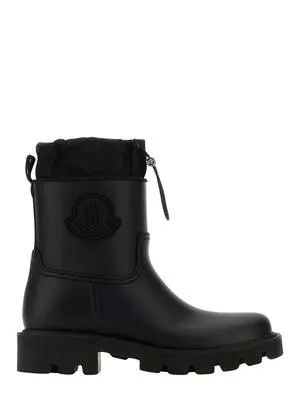 Moncler Waterproof Knee-high Boots - Black